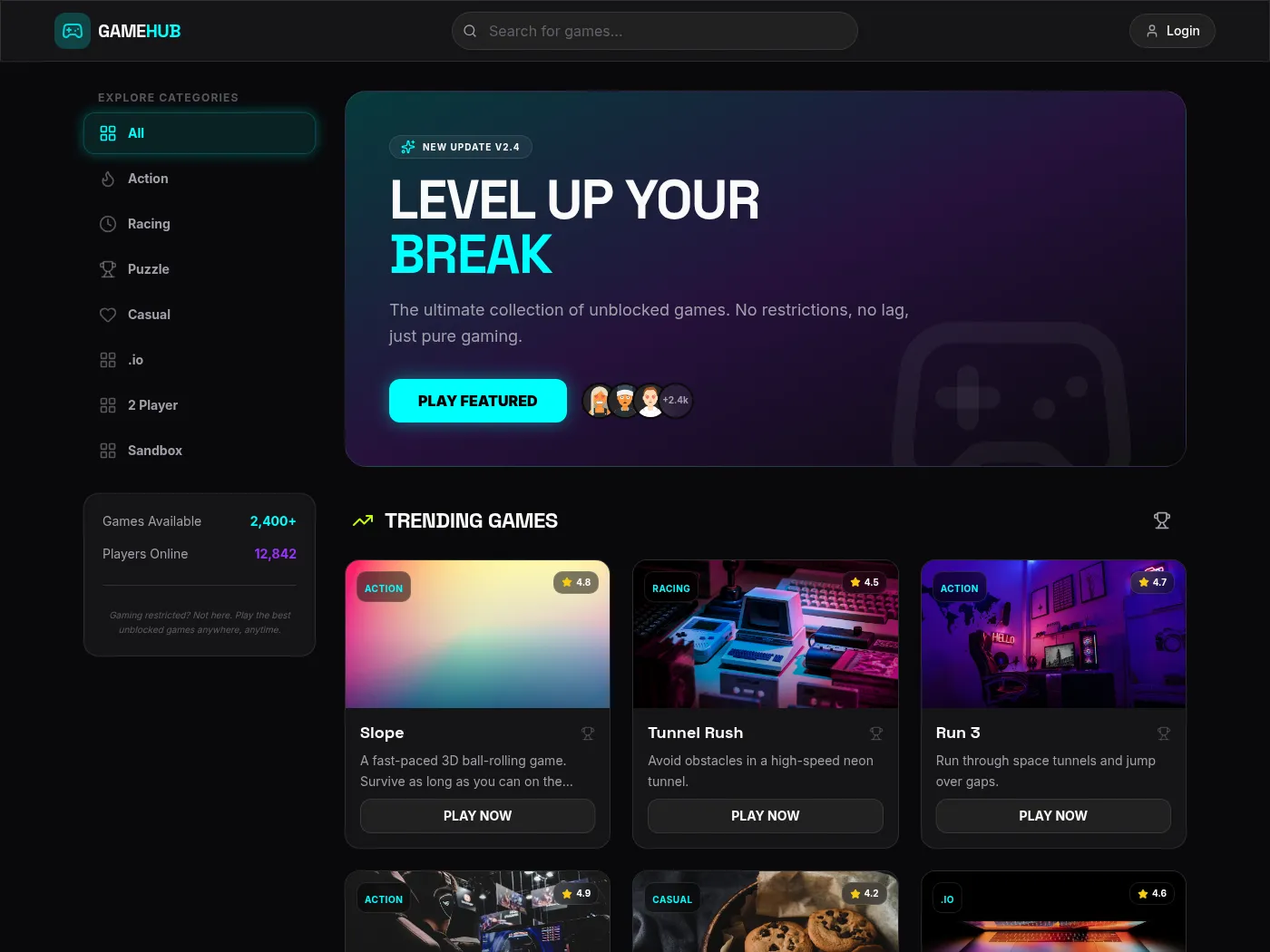 Unblocked Games Hub