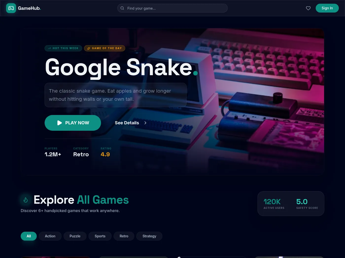 Unblocked GameHub