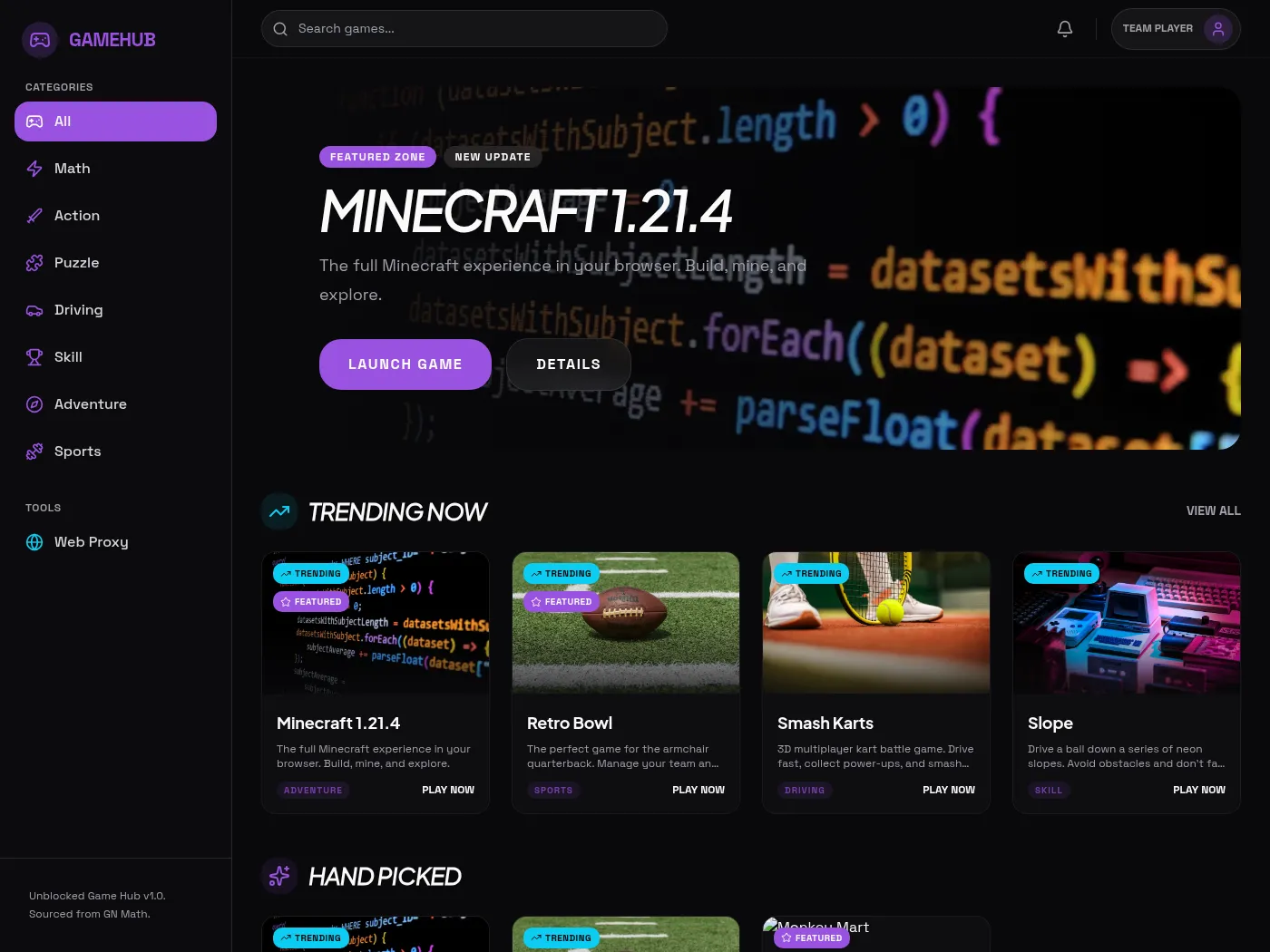 Unblocked Game Hub