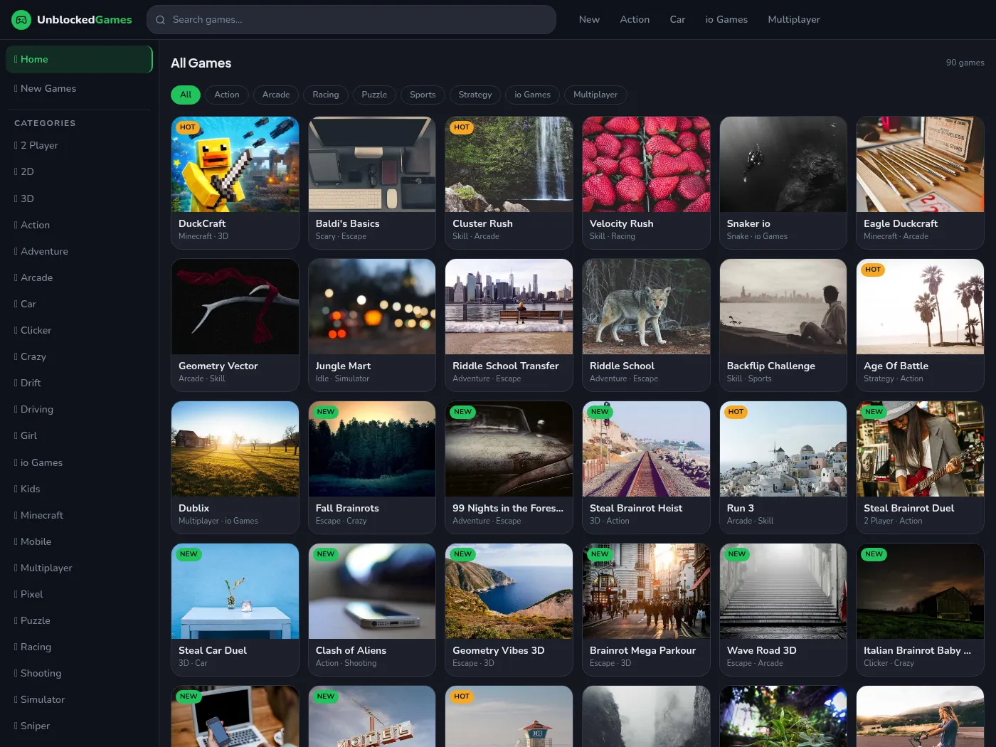 Unblocked Games Hub