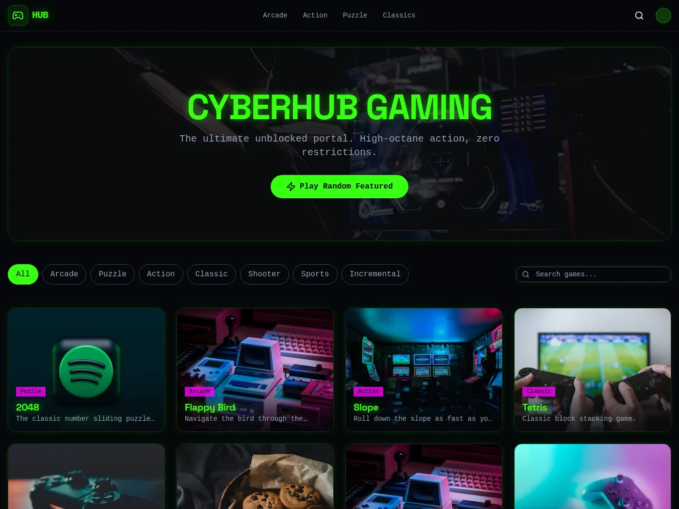 Unblocked Game Hub