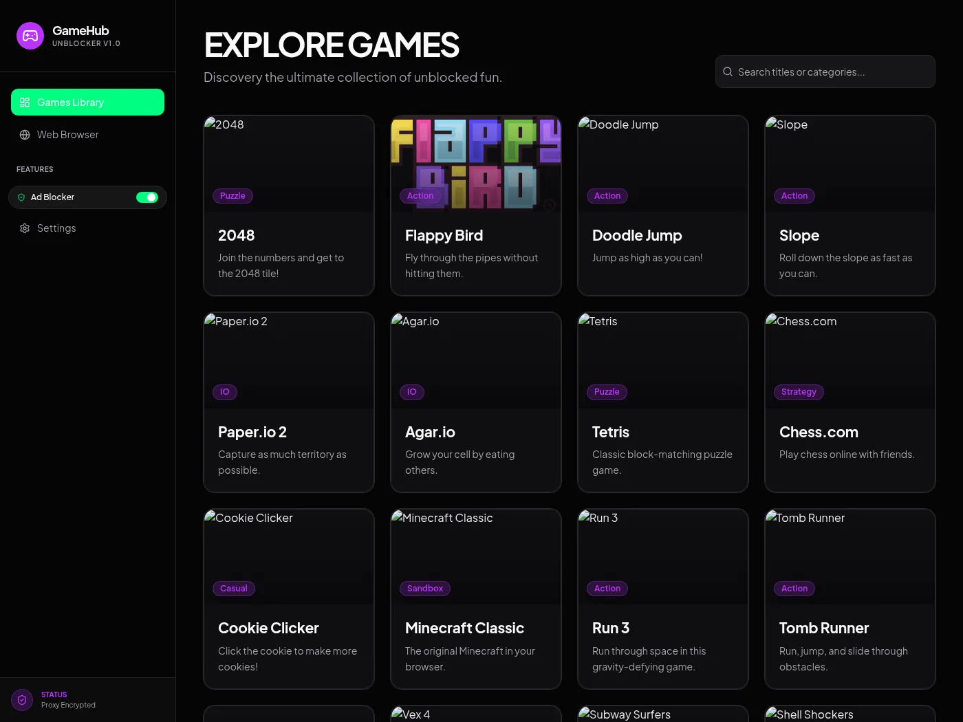 GameHub Unblocker