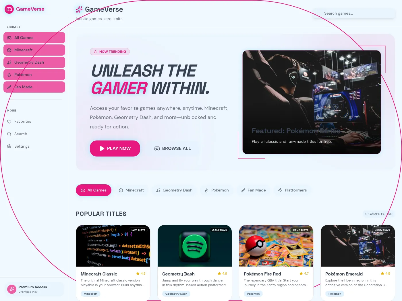 Unblocked GameVerse