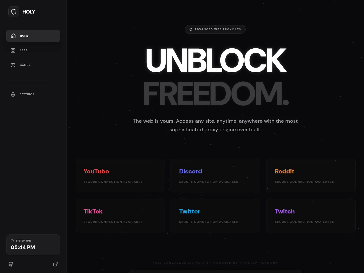 Holy Unblocker with Mask