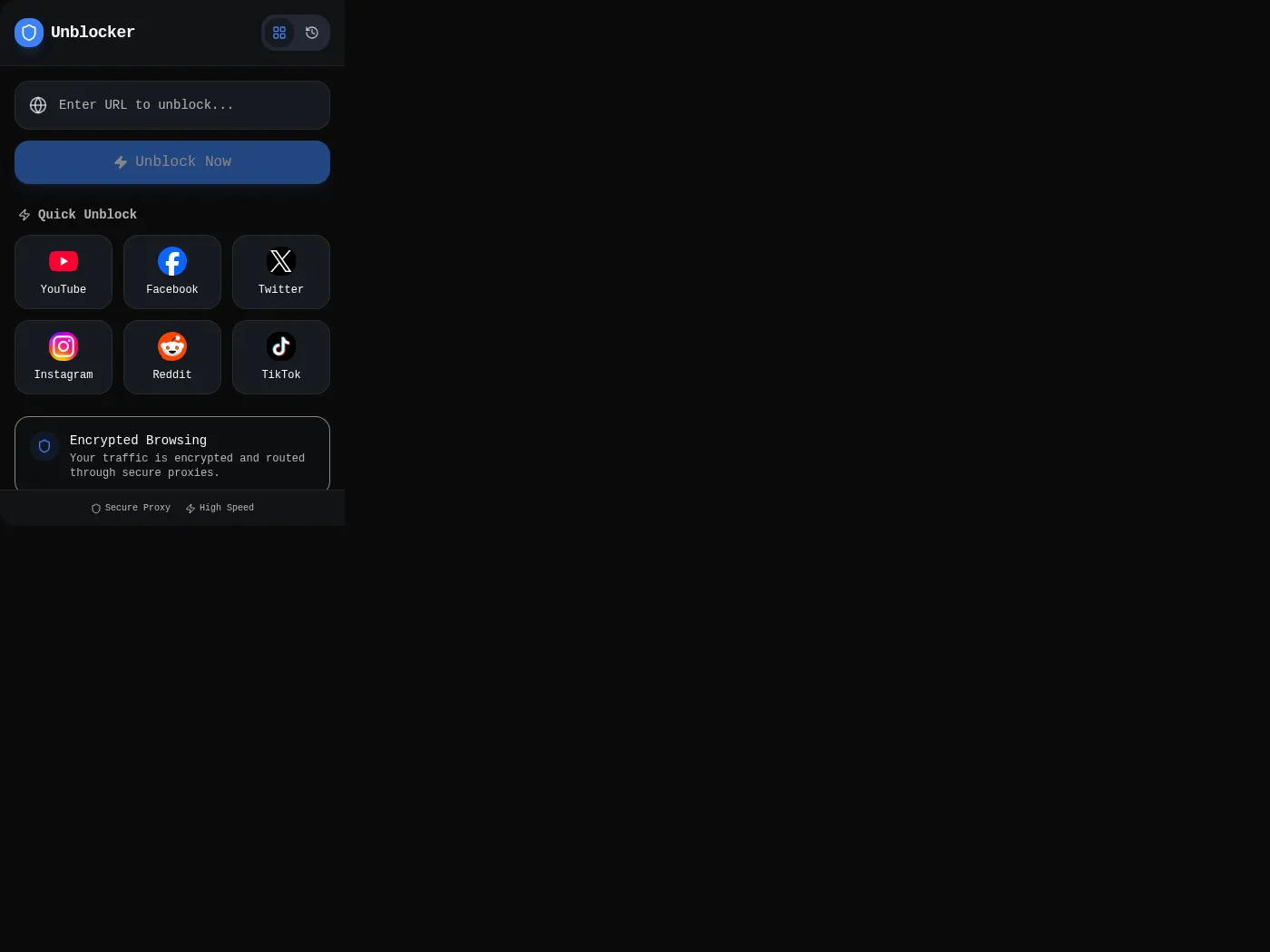 Unblocker Browser
