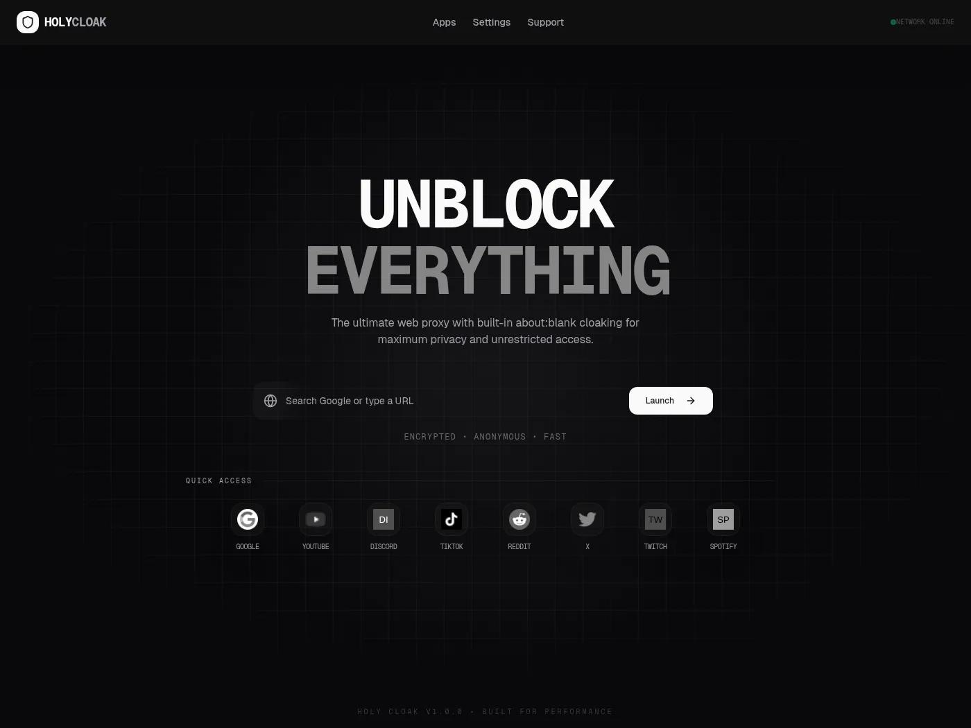 Holy Unblocker Clone