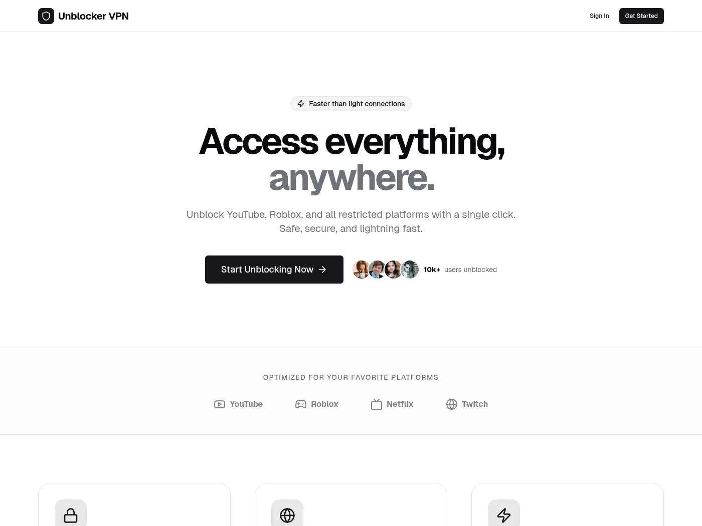 Unblocker VPN App
