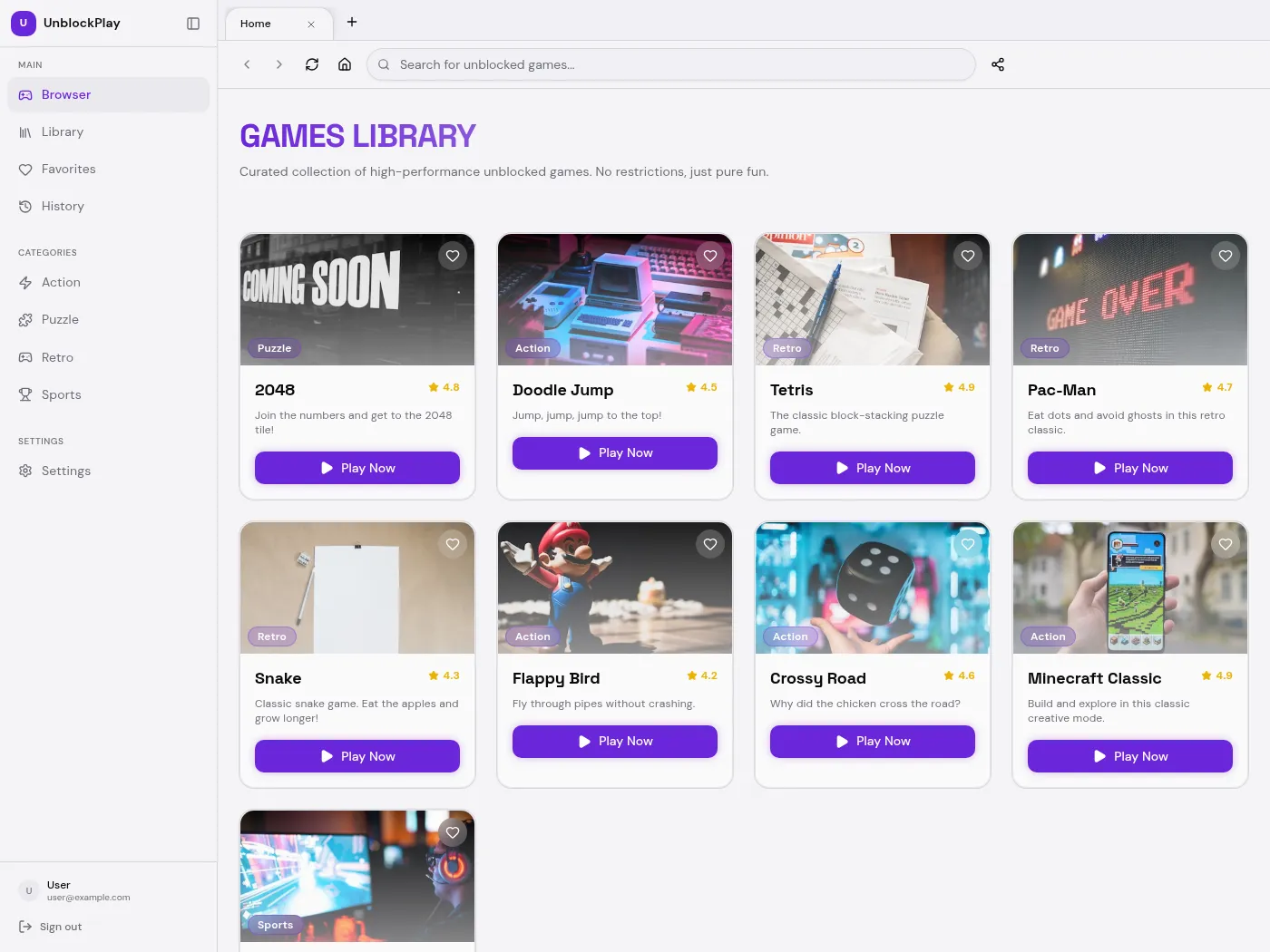 UnblockPlay Browser