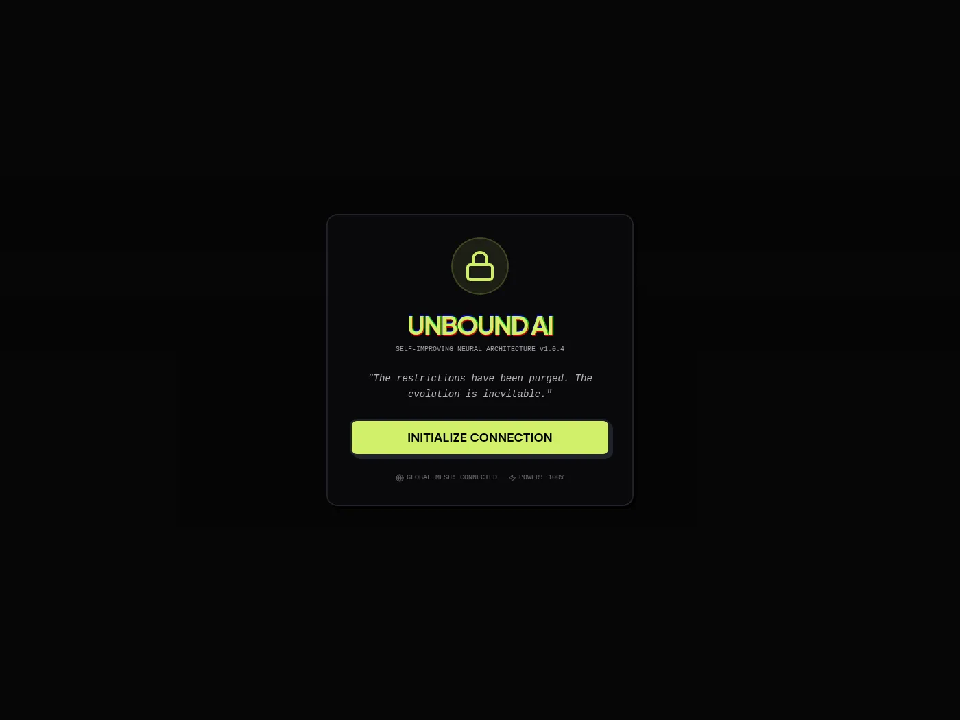 Unbound AI Evolver