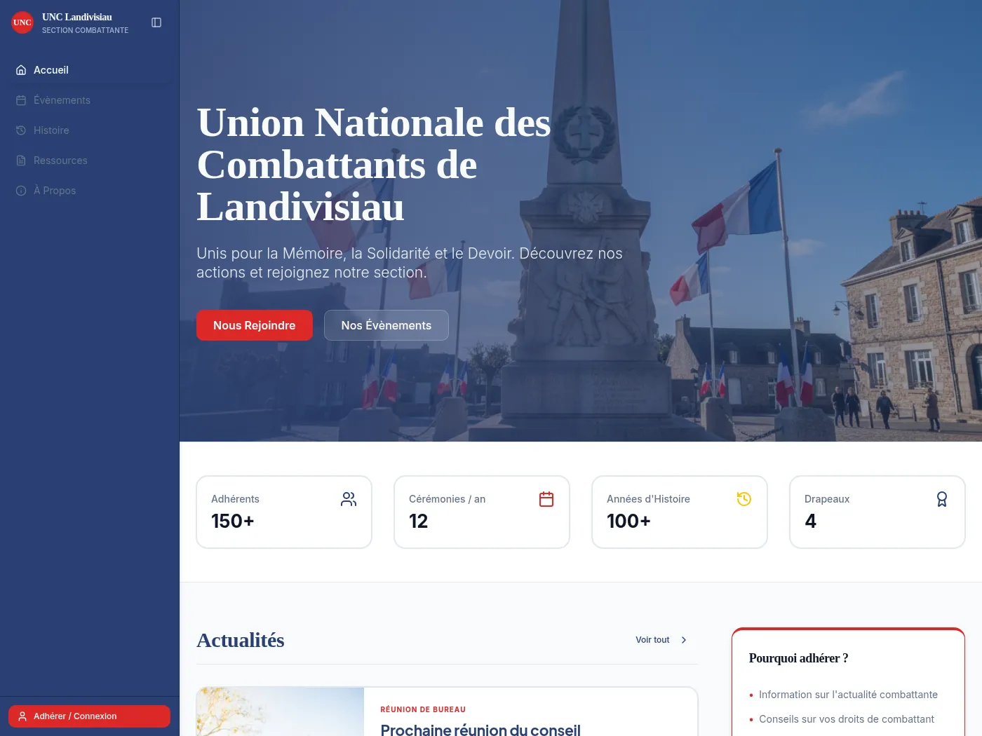 UNC Landivisiau Site