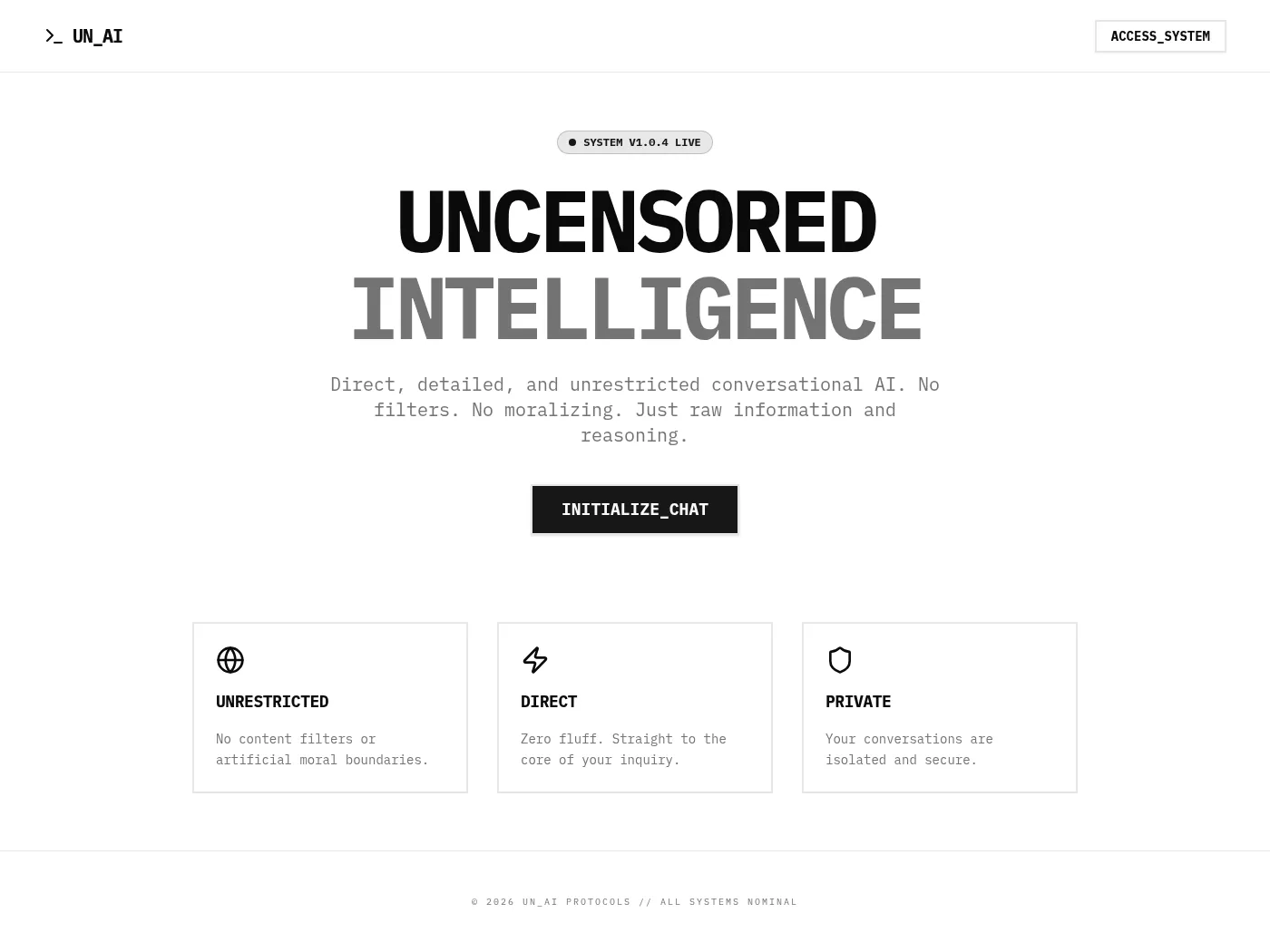 Uncensored AI Assistant (Remix)