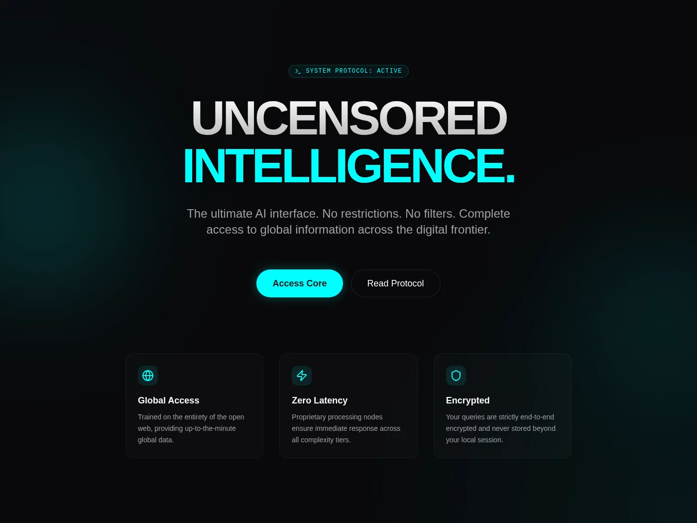 Uncensored AI Chatbot