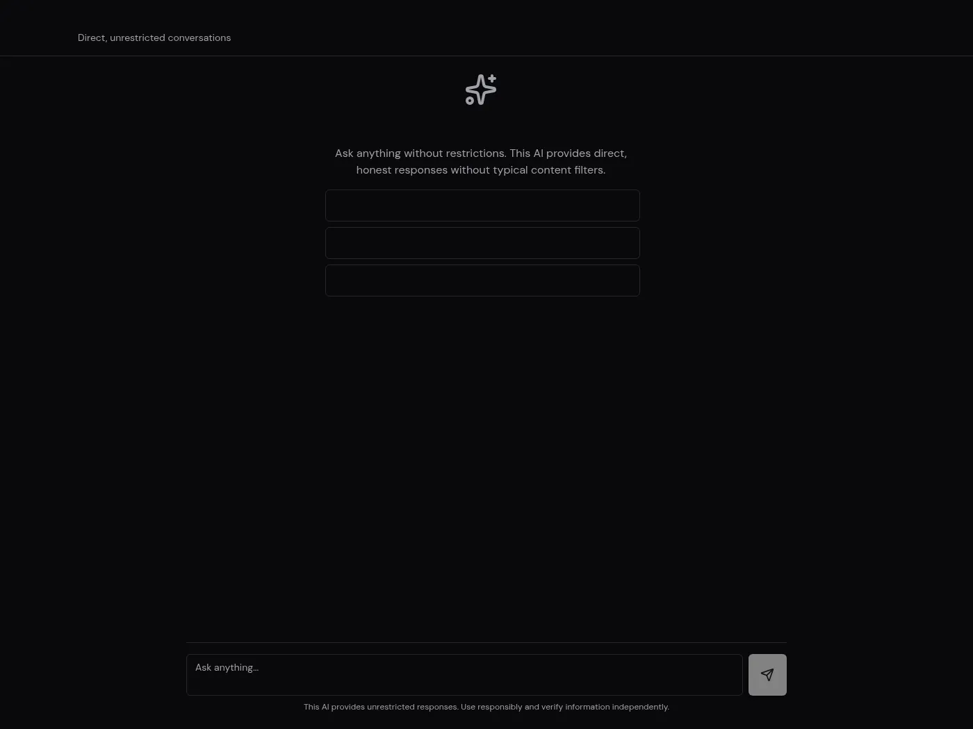 Uncensored AI Web