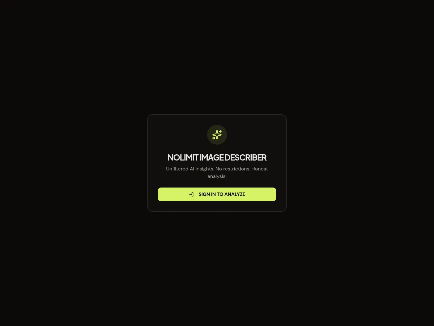 NoLimit Image Describer