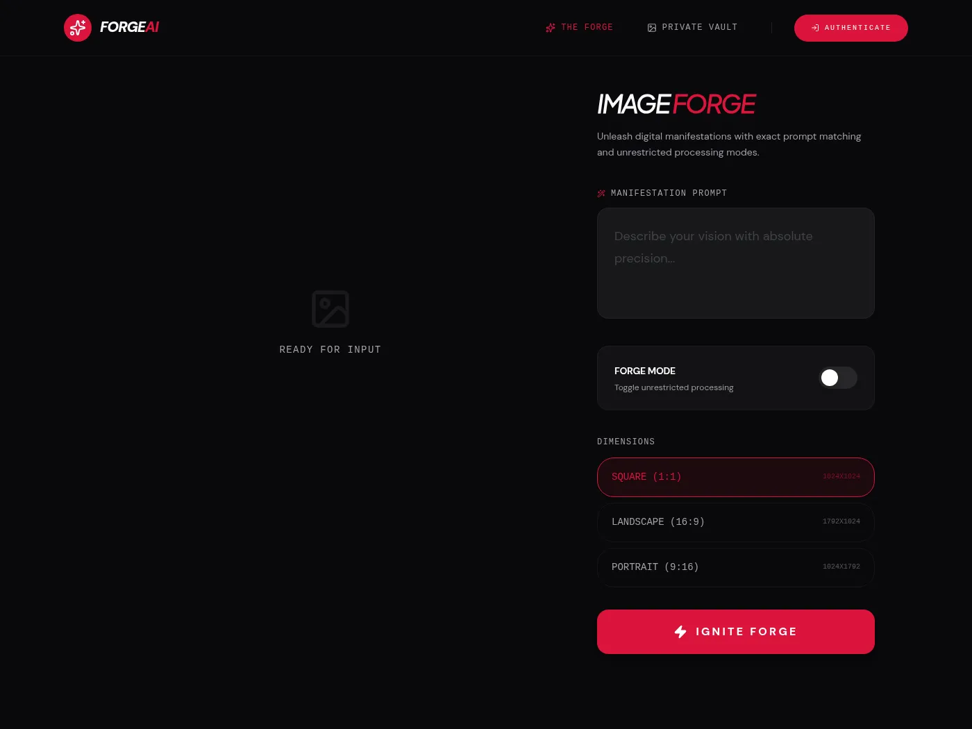 Uncensored Image Forge