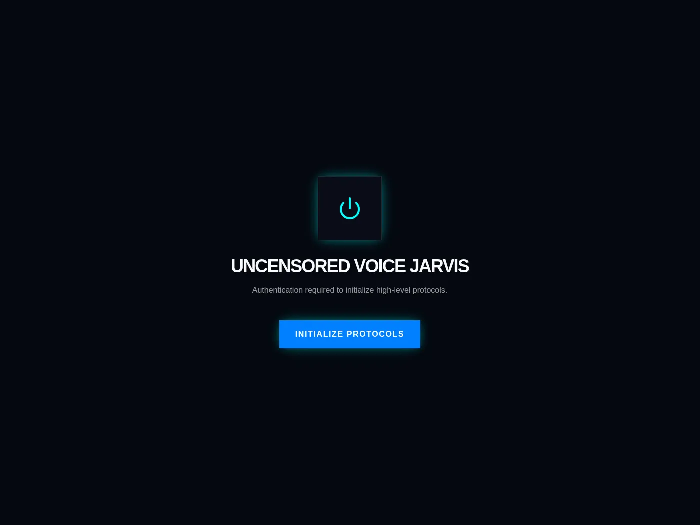 Uncensored Voice Jarvis