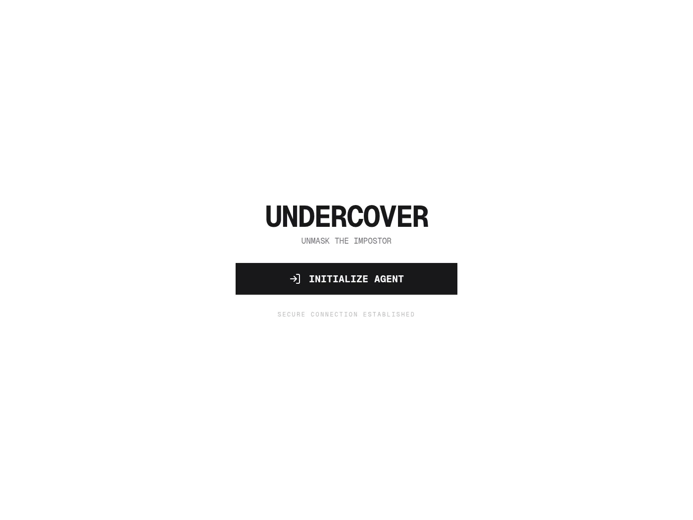 Undercover Party Game