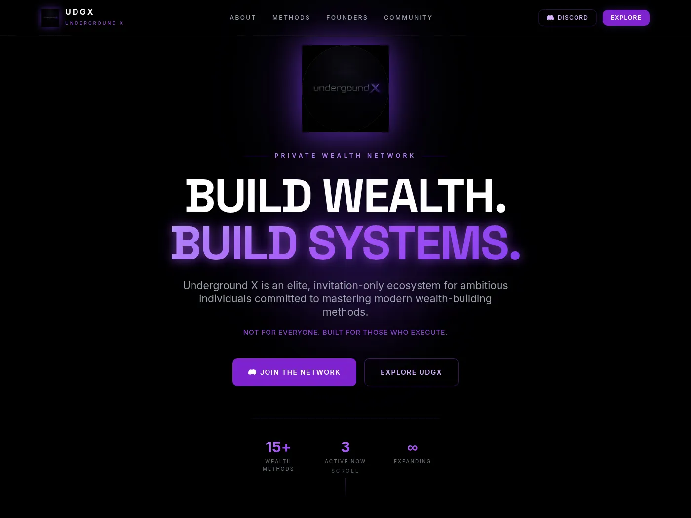 Underground X Wealth Network