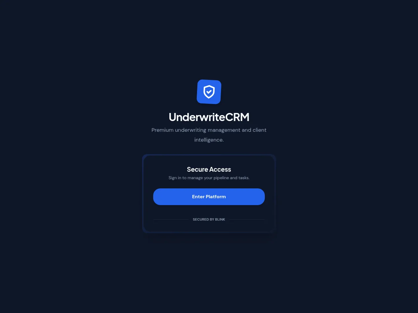 UnderwriteCRM