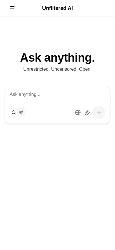 Unfiltered AI Assistant