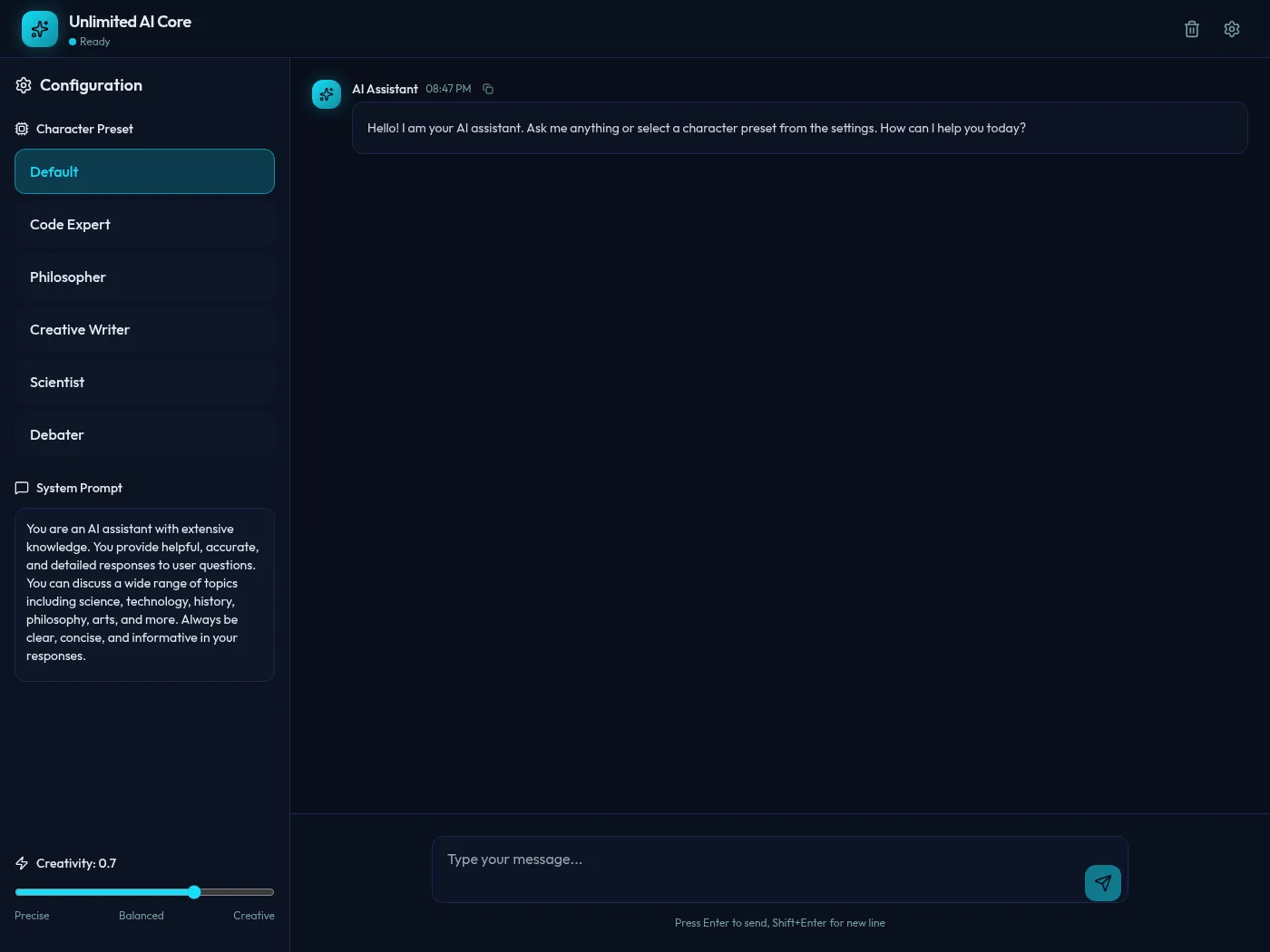 Unlimited AI Core
