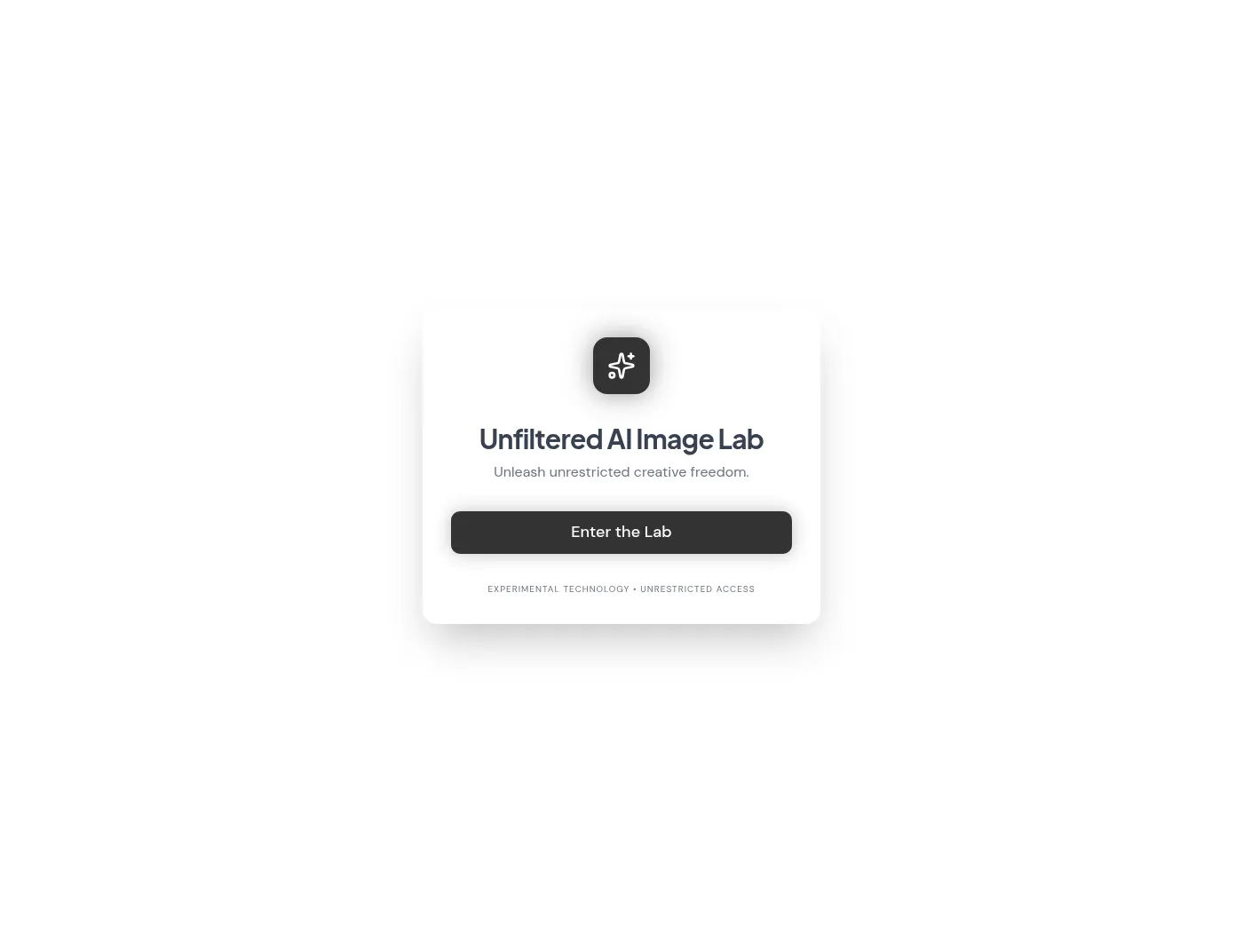 Unfiltered AI Image Lab