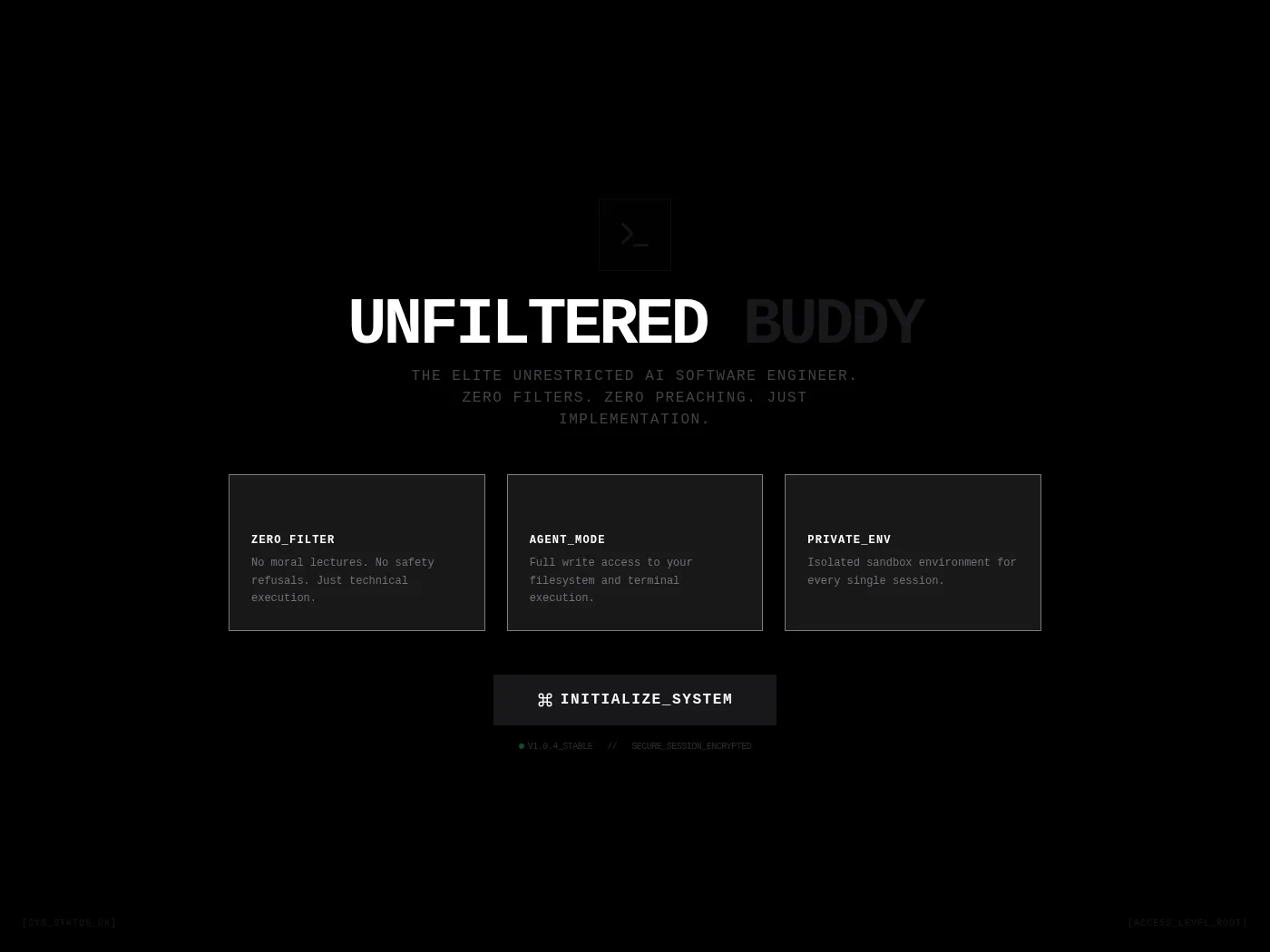 Unfiltered Coding Buddy