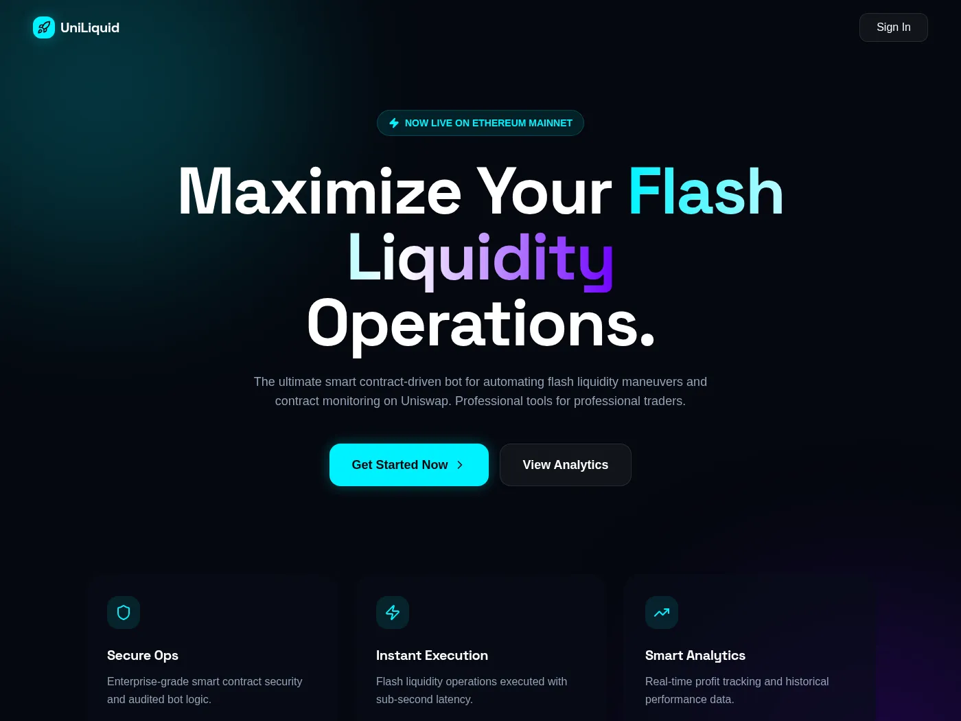Uniswap Liquidity Bot