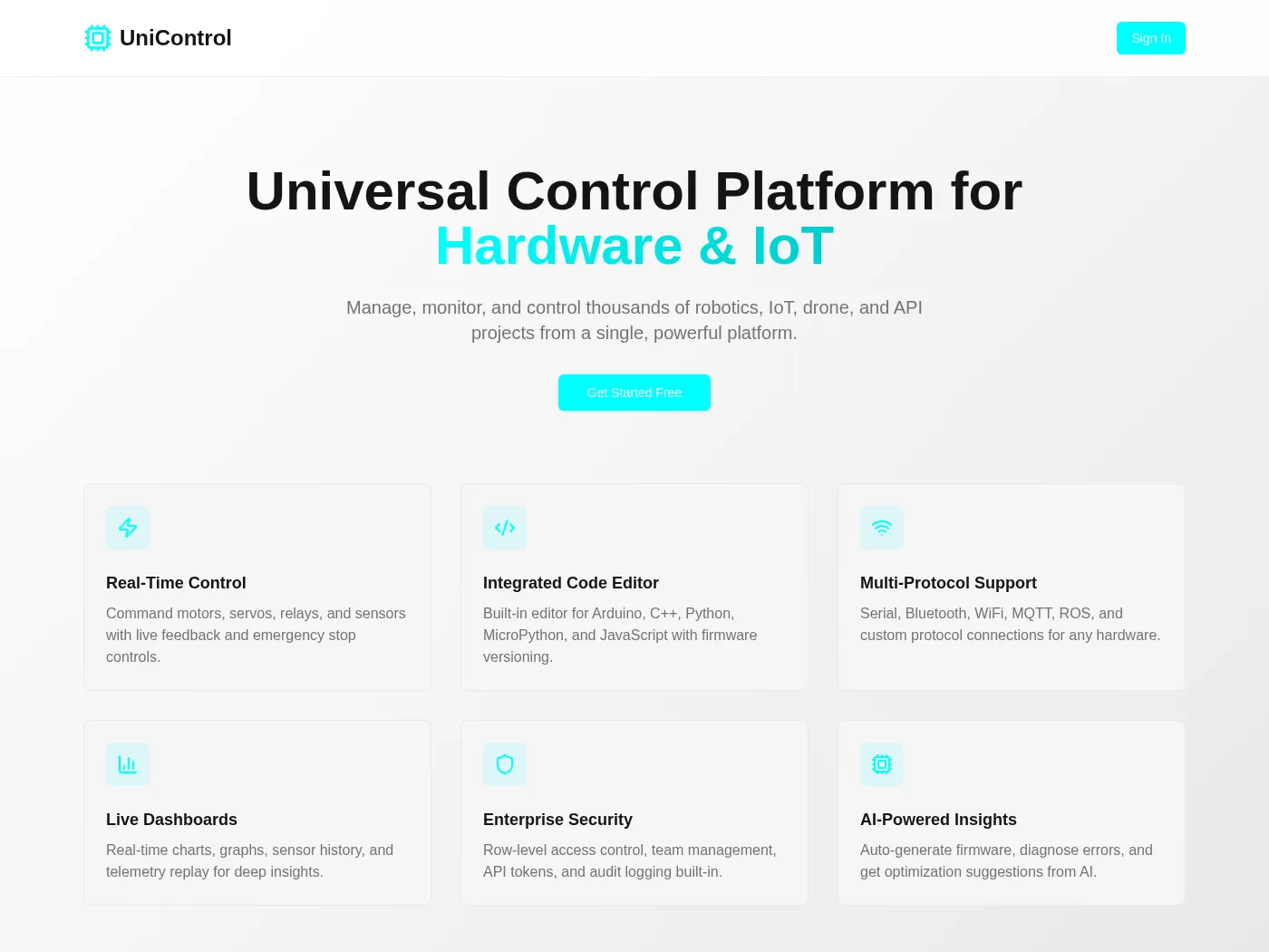 UniControl Platform