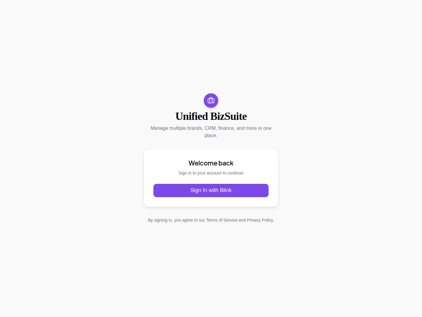 Unified BizSuite