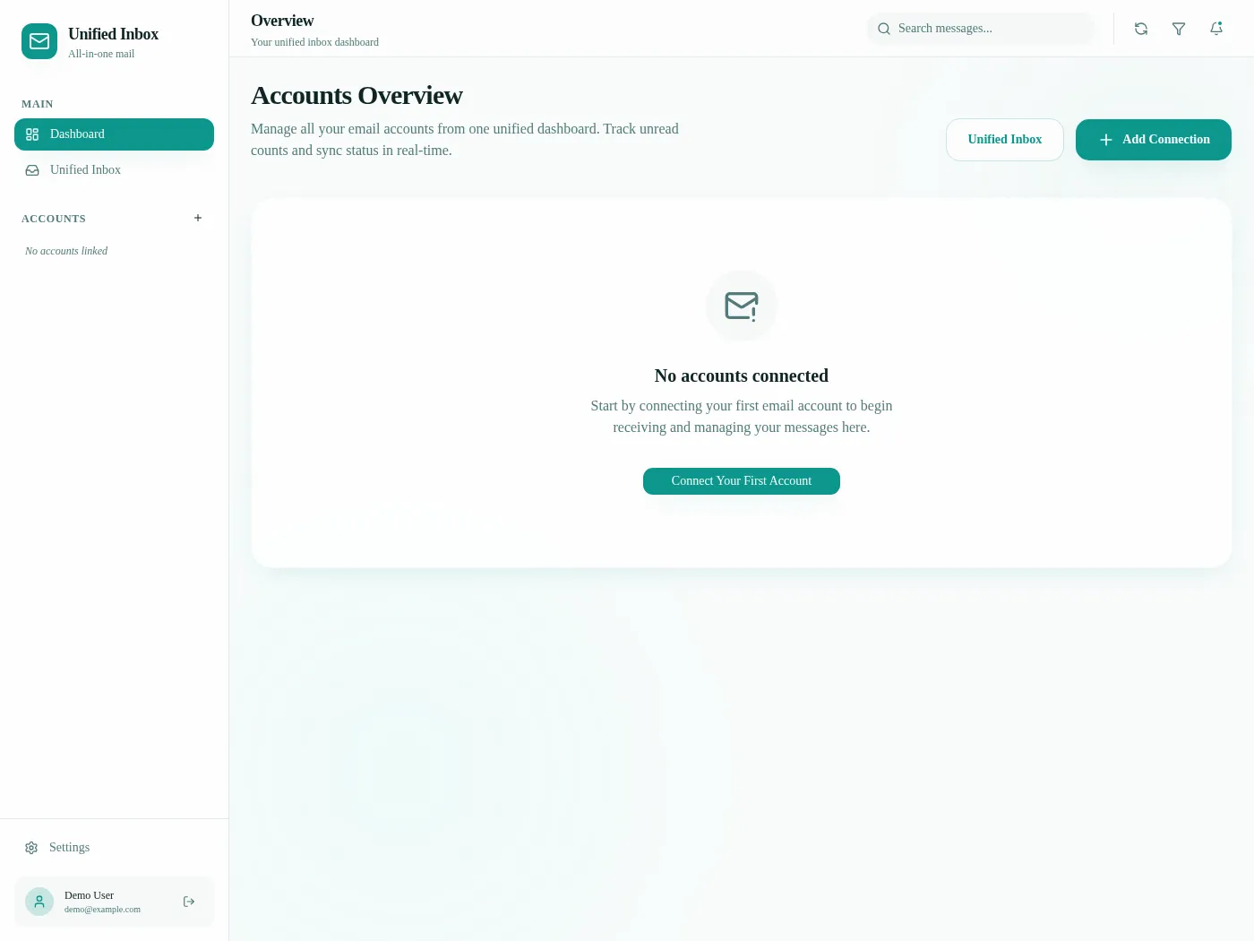 Unified Inbox Dashboard