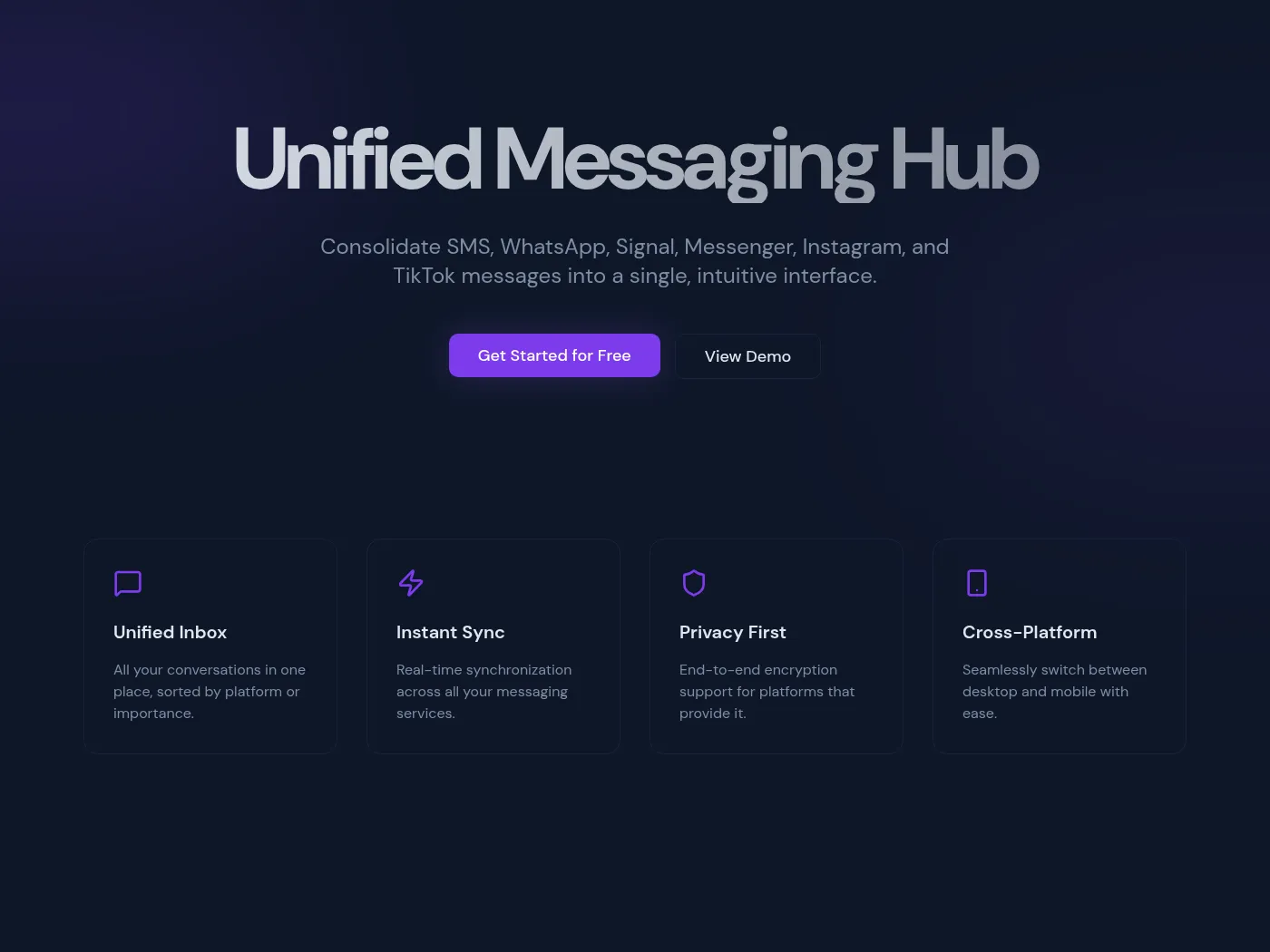 Unified Messaging Hub (Remix)