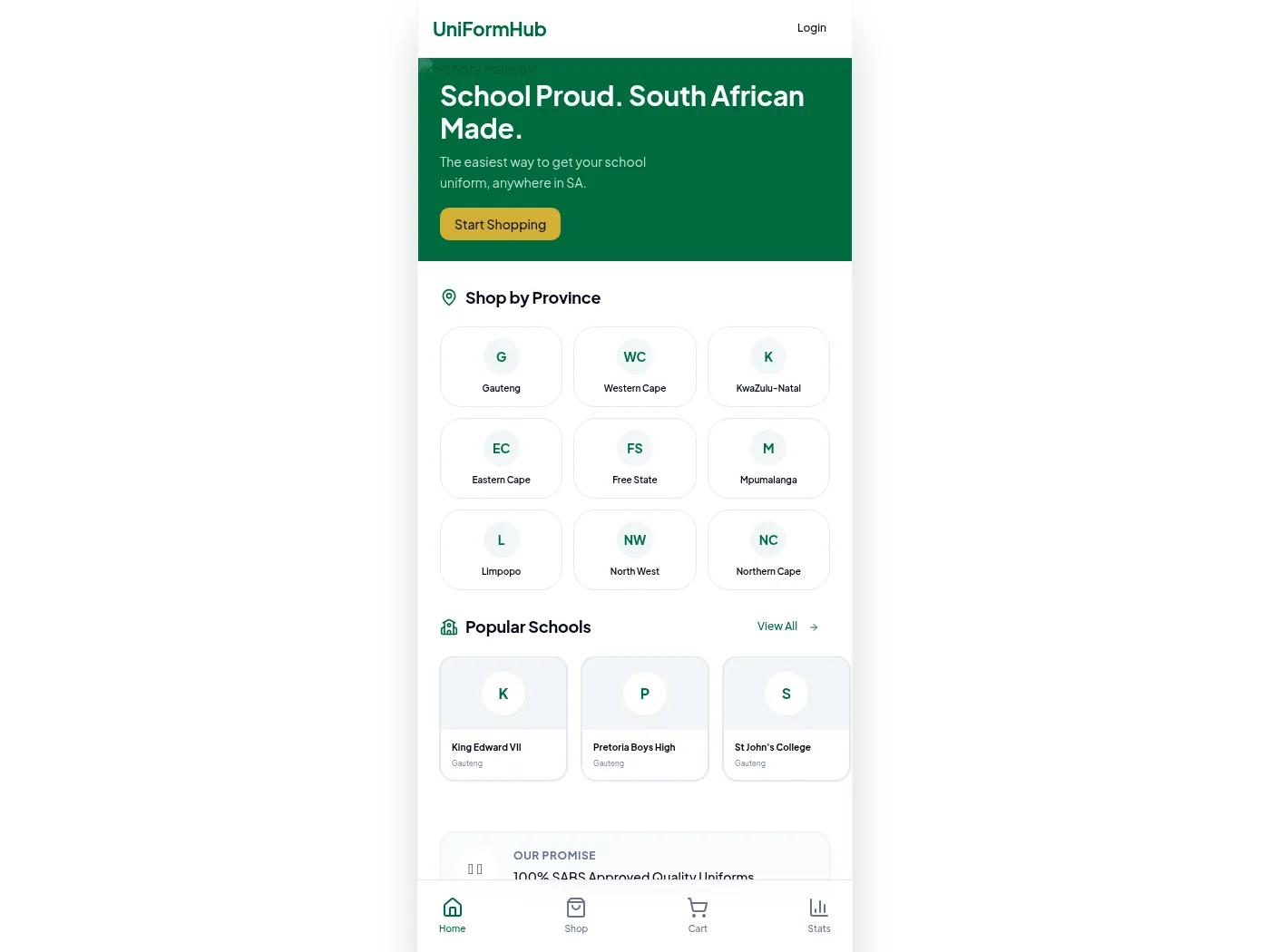 UniFormHub MVP