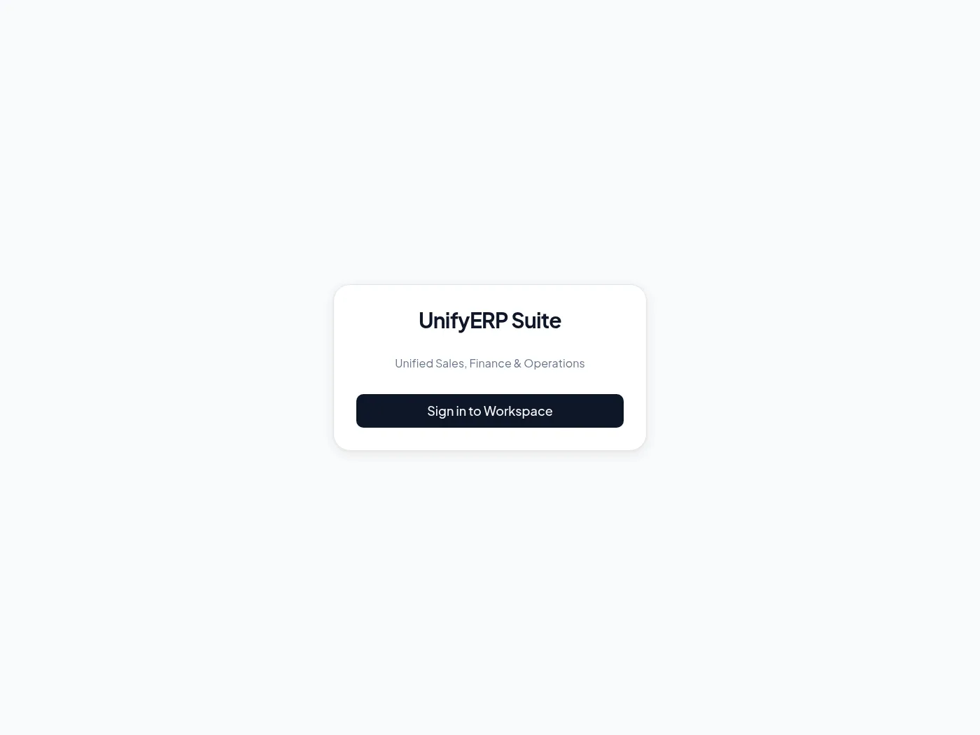 UnifyERP Suite