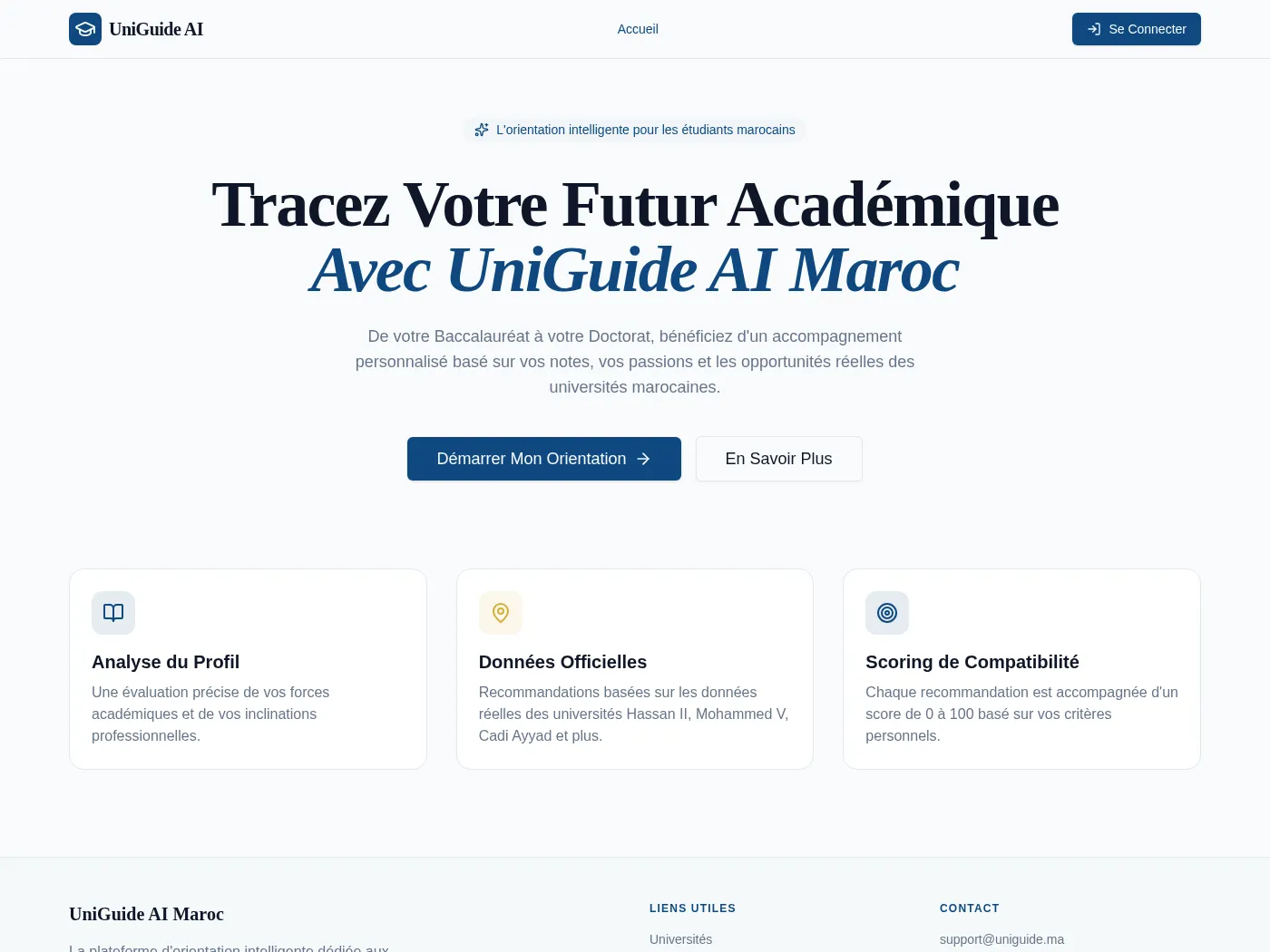 UniGuide Maroc AI