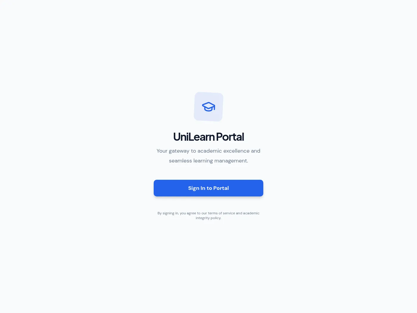 UniLearn Portal