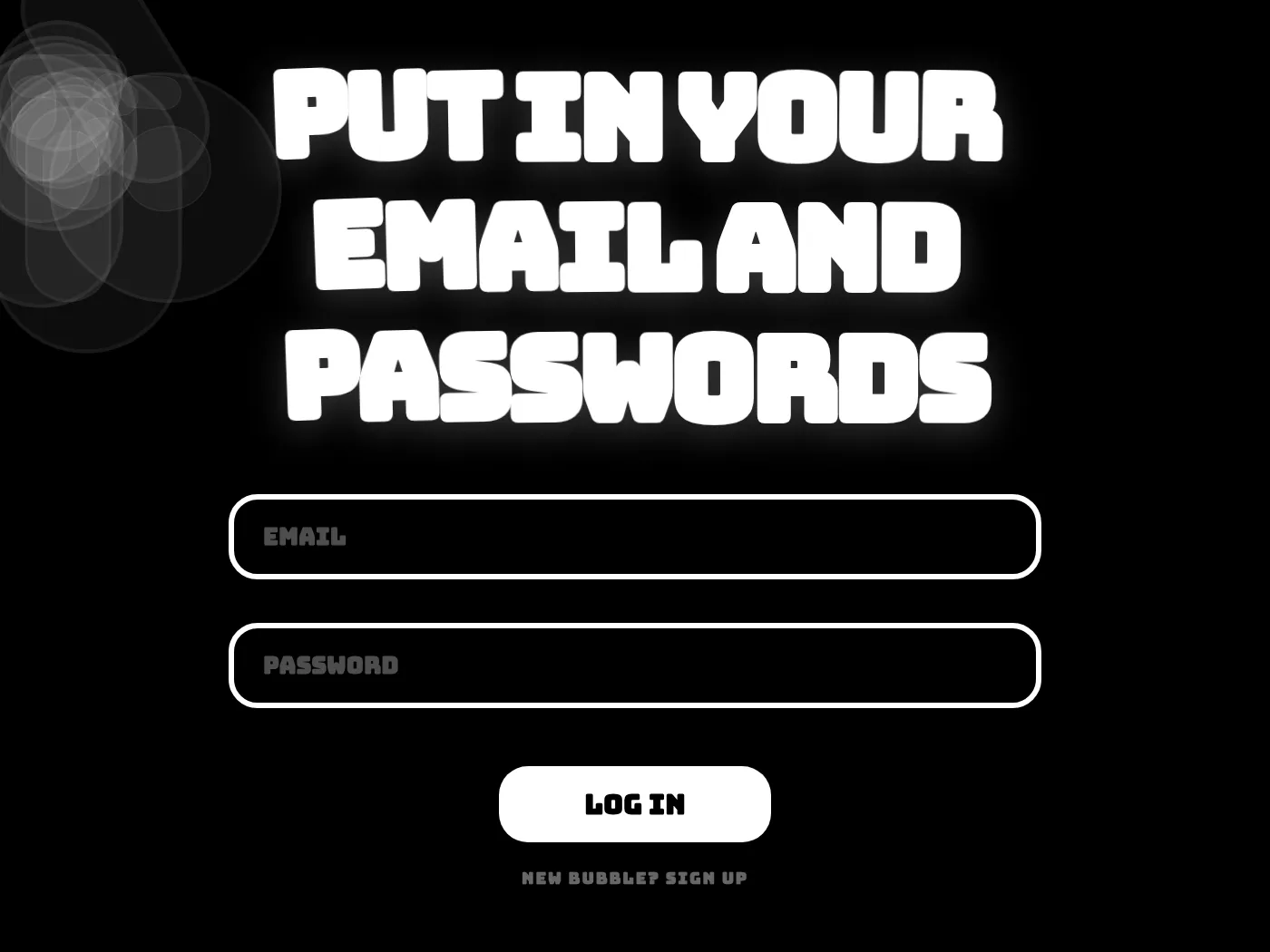 Unique Login Web App