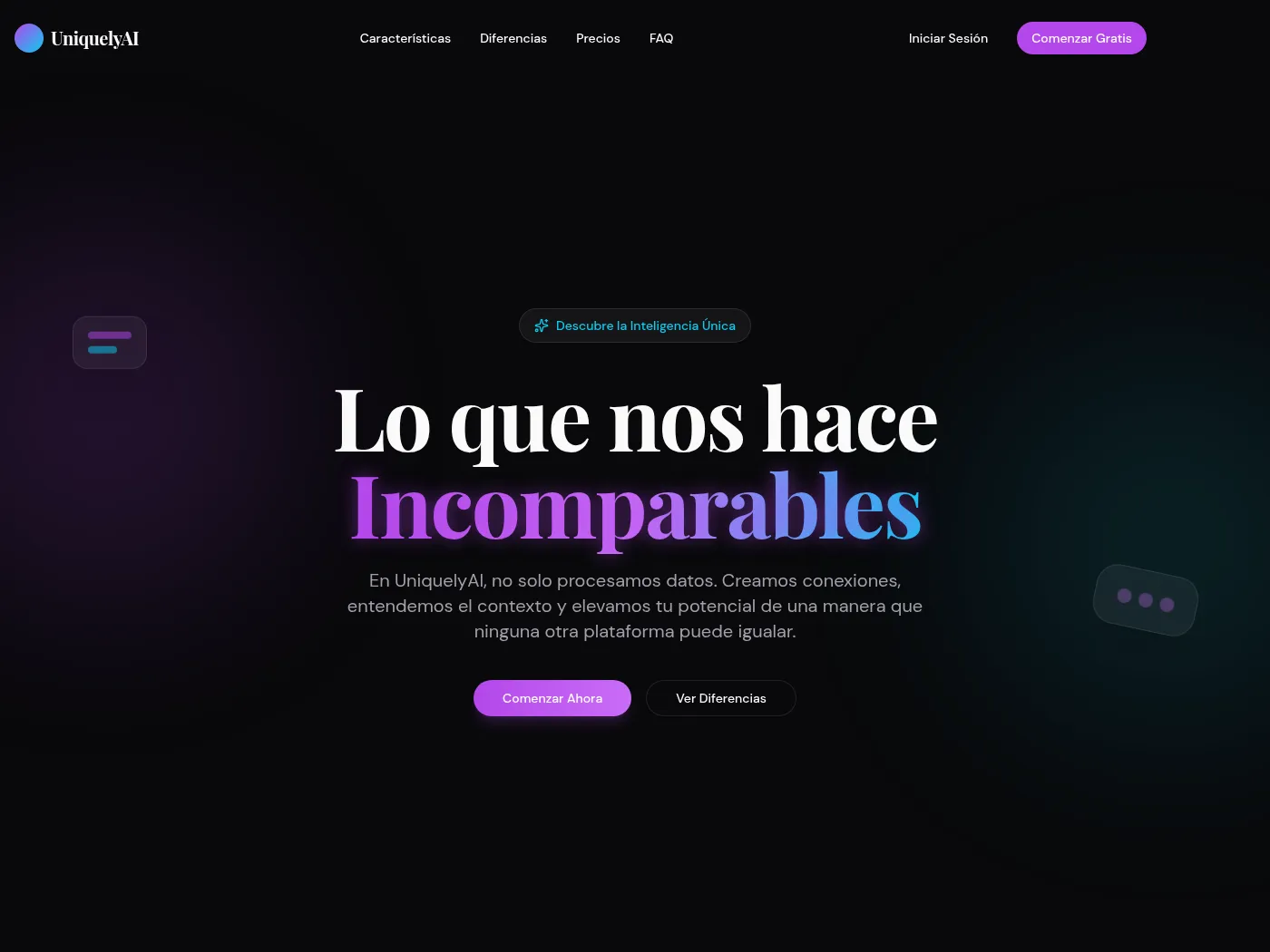 UniquelyAI Q&A Page