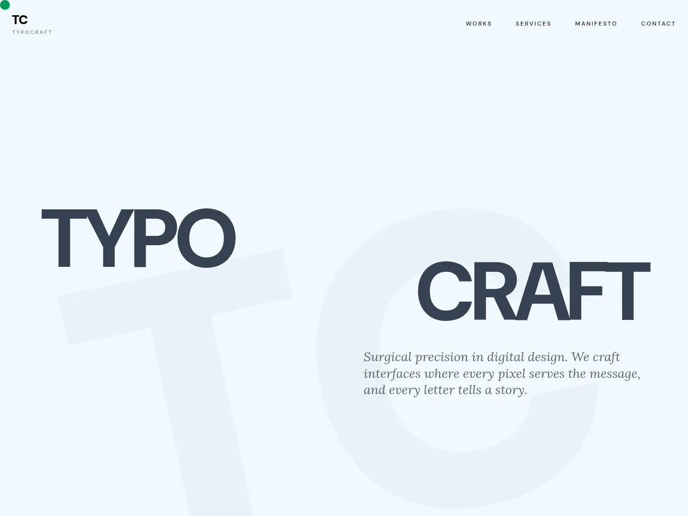 TypoCraft Web Redesign