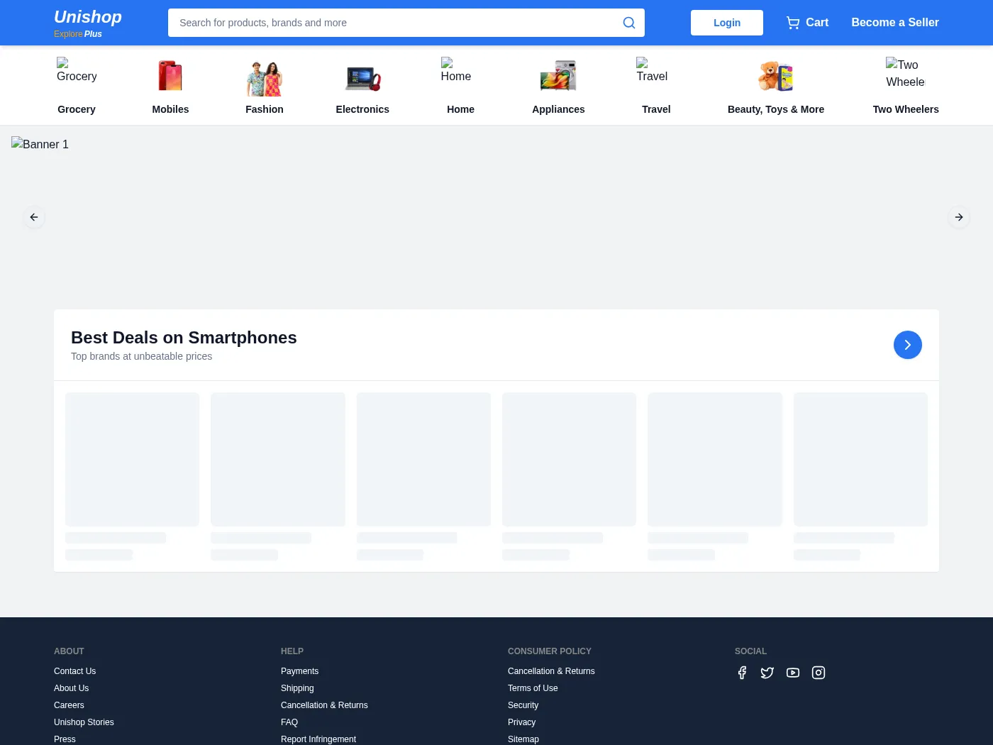 Unishop E-Commerce App