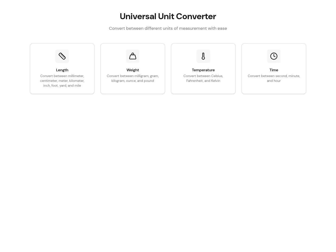 Universal Unit Converter