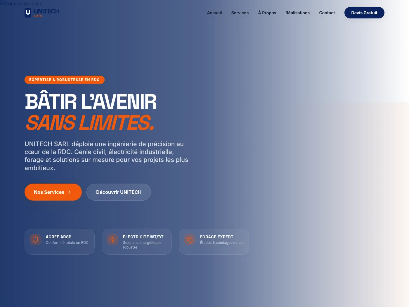 Unitech Site Redesign