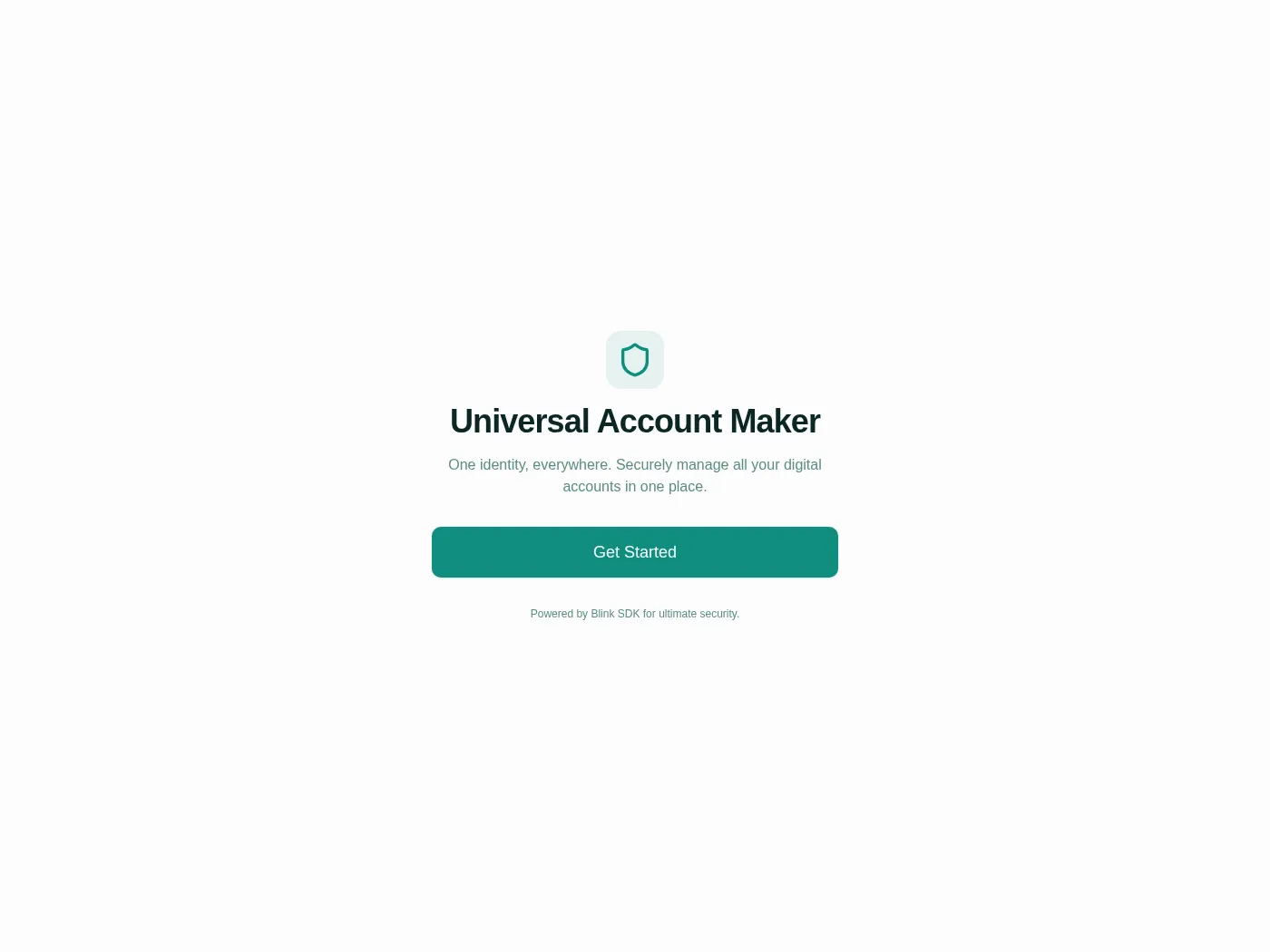Universal Account Maker