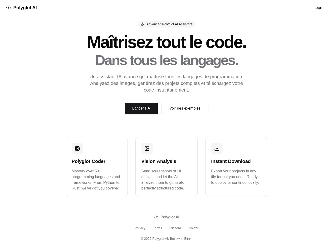 Universal Code AI Assistant