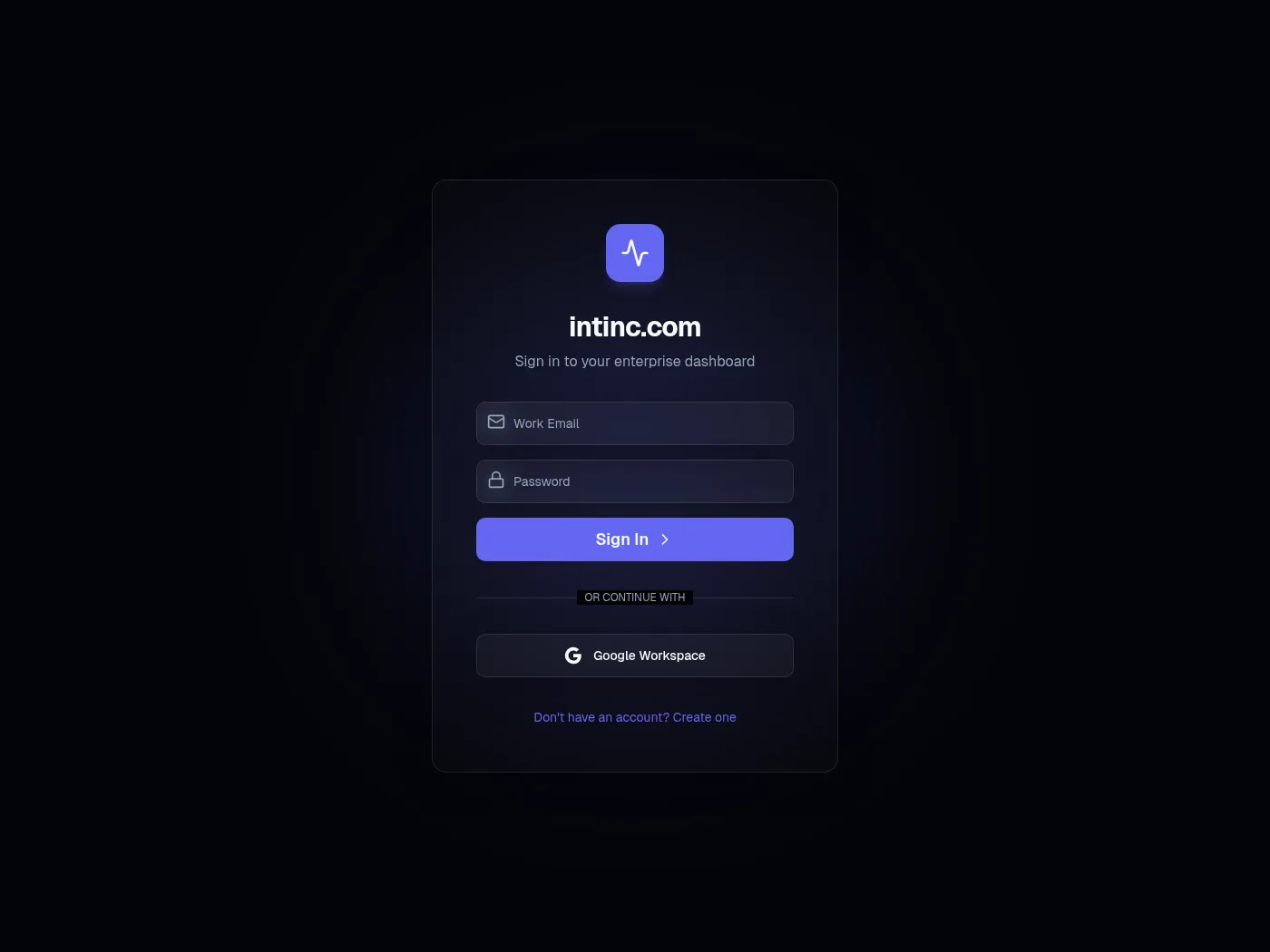 Intinc Universal Dashboard