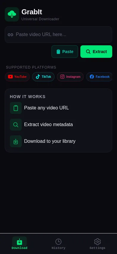 Universal Downloader App