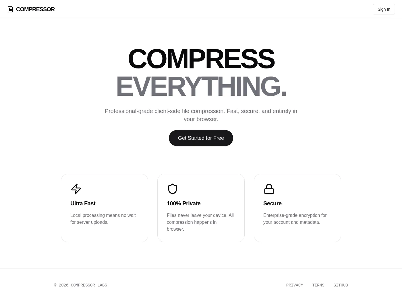 Universal File Compressor