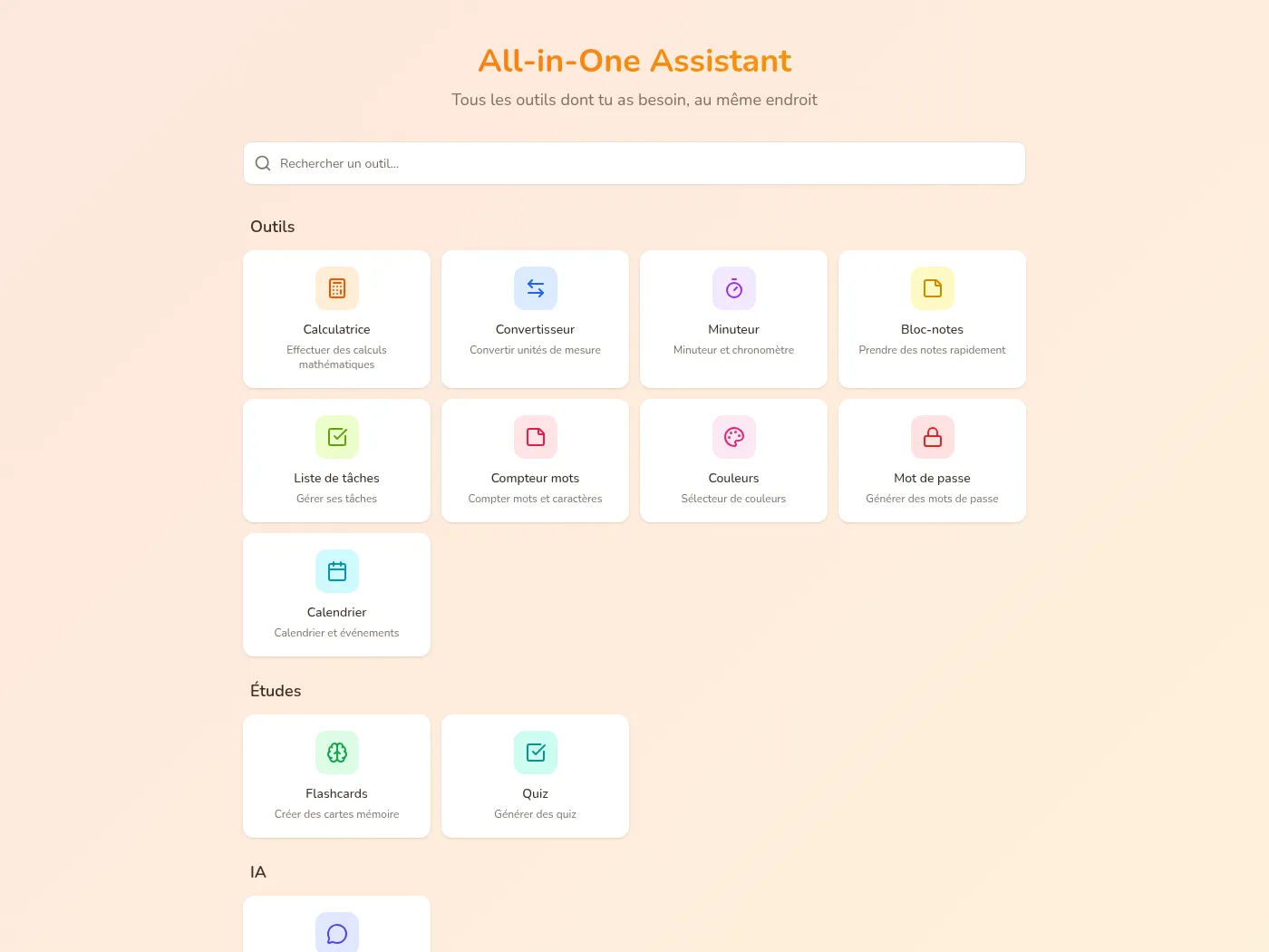 All-in-One Assistant