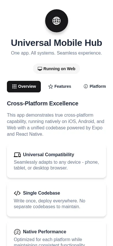 Universal Mobile Hub