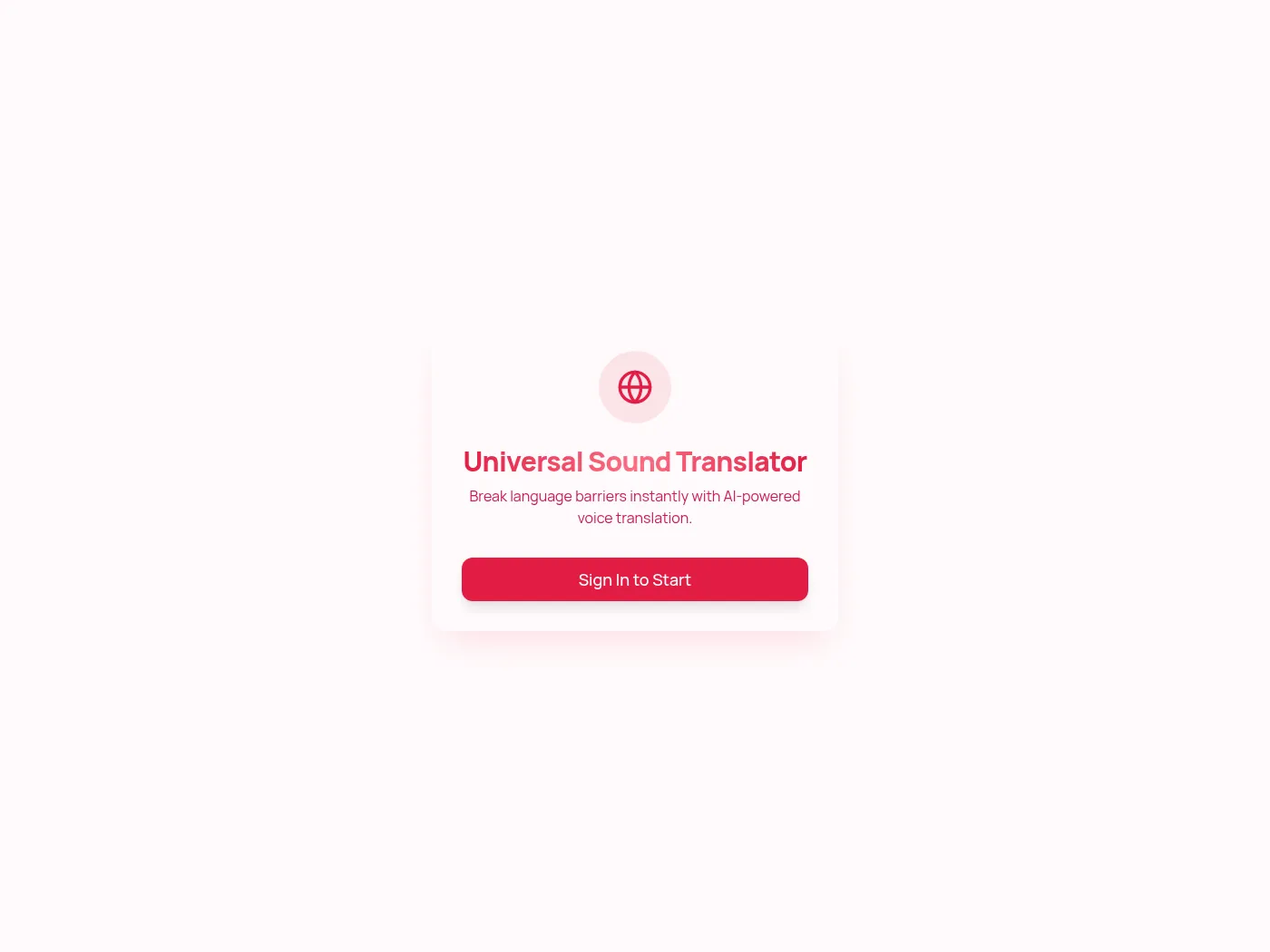 Universal Sound Translator